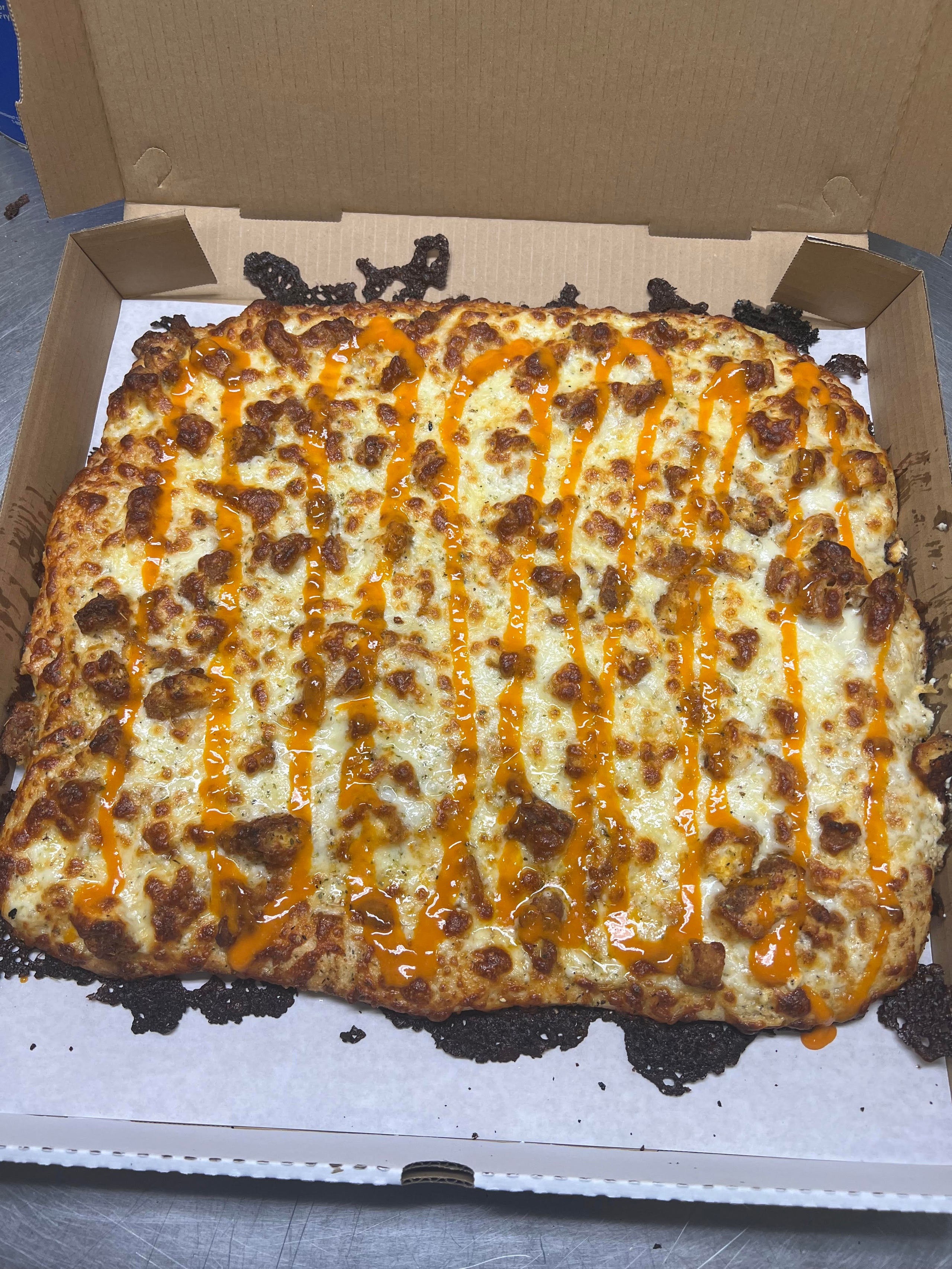 Buffalo Chicken Finger Pizza (Large) | Papa's Pizza Oven